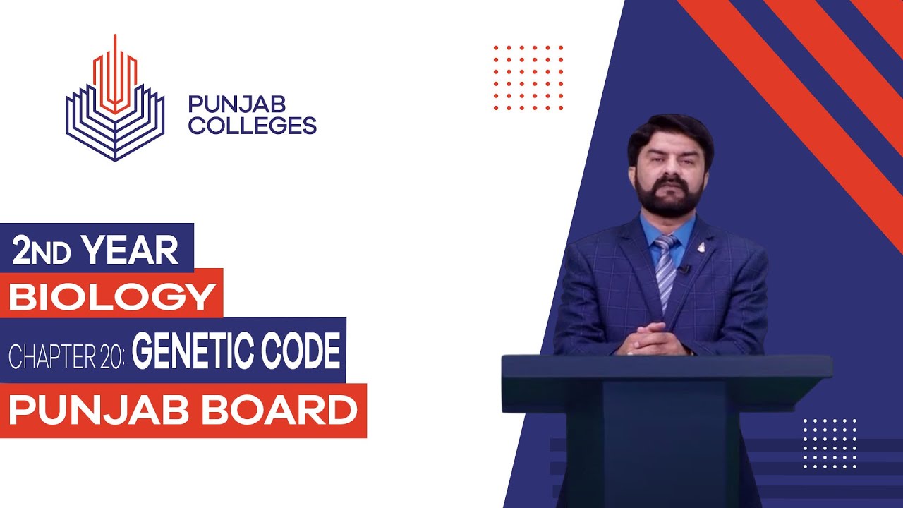 PGC Lectures-Inter Part II-Punjab Board-Biology-Chapter 20 - Genetic ...