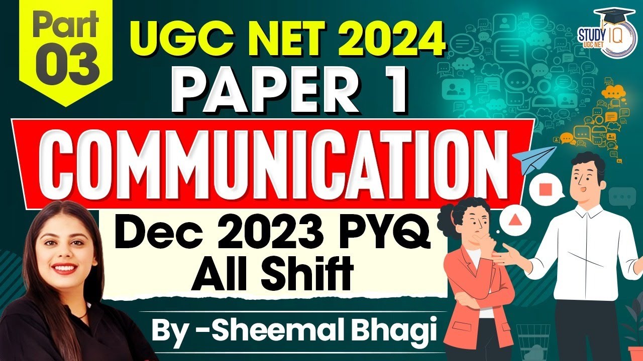 Ugc Net 2024 Ugc Net Paper 1 Paper 1 Communication Paper 1 Pyqs Pyqs Dec 2023 Ugc