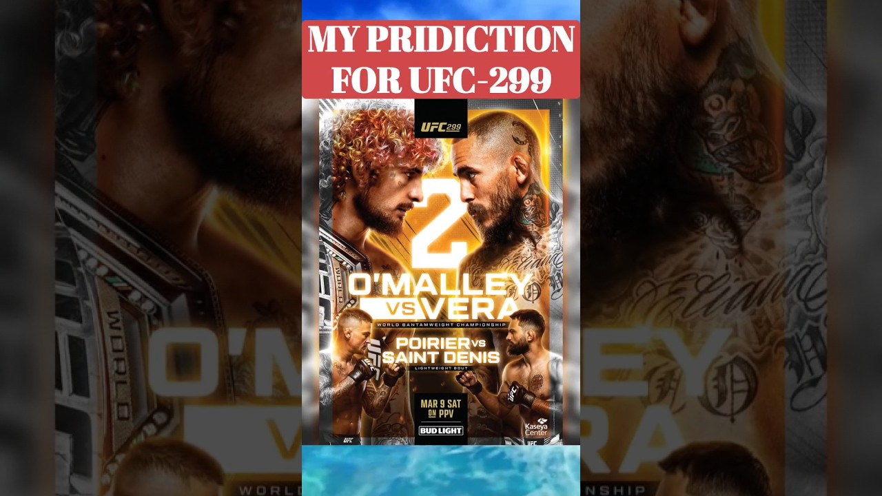 My Early Prediction For UFC-299 Main Card, In Hindi 🇮🇳 - YouTube