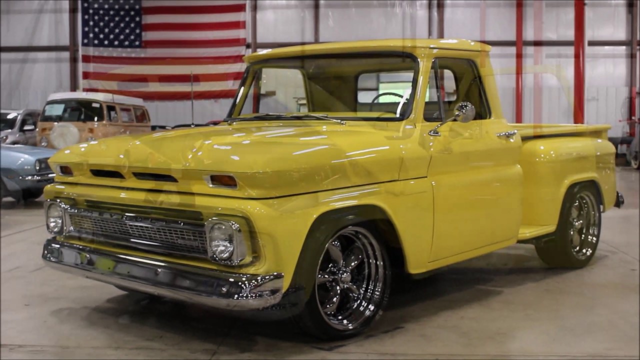 1965 Chevy Pickup yellow - YouTube