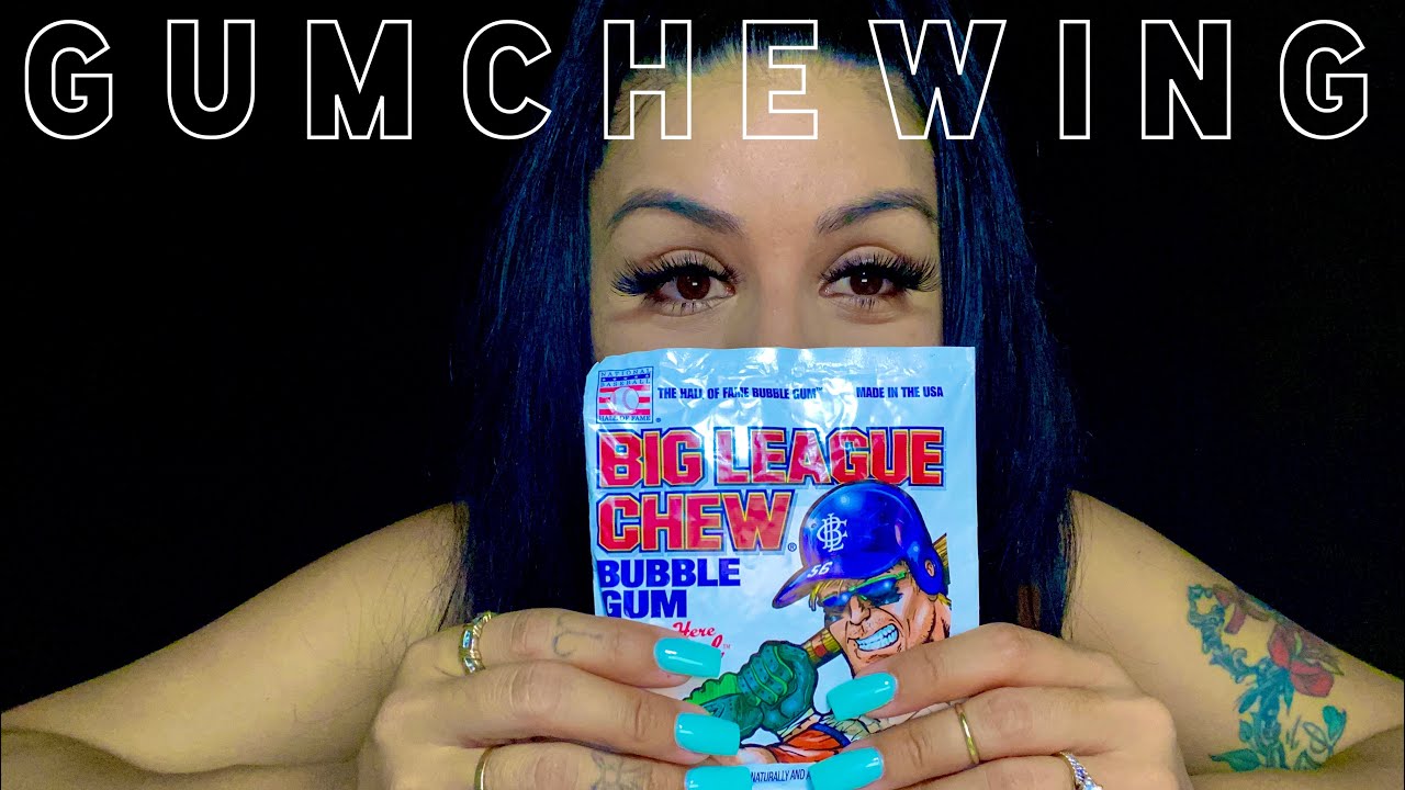 ASMR CHEWING GUM INTENSE CHEWING SOUNDS (MOUTH SOUNDS) 먹방 NO TALKING ...