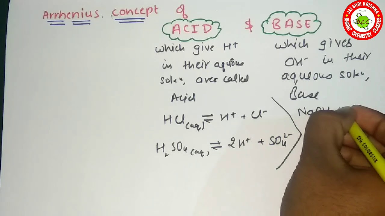 Arrhenius Concept Of Acid And Base YouTube arrhenius-concept-of-acid-and-base-youtube