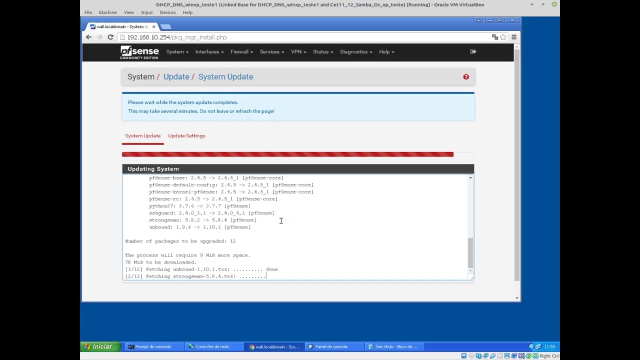 Tutorial Instalação Firewall Pfsense Em Virtualbox Configurações
