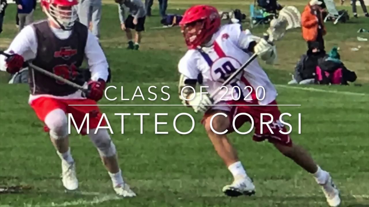 Matteo Corsi (Syracuse '25) 2017 Fall Lacrosse Highlights - YouTube
