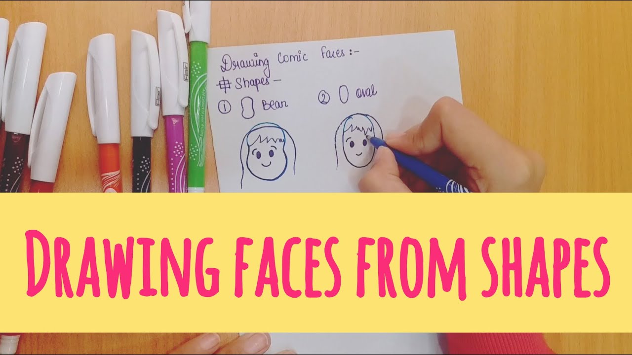 how to draw | comic | character | for beginners | girl | easy | simple ...