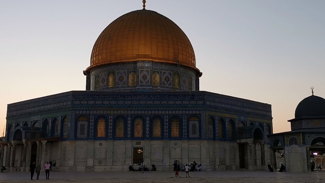 آذان وصلاة المغرب من المسجد الأقصى المبارك Athan and Maghrib prayer ...