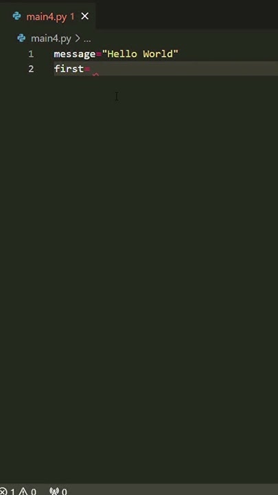 Accessing Strings IN PYTHON SHORTS - YouTube