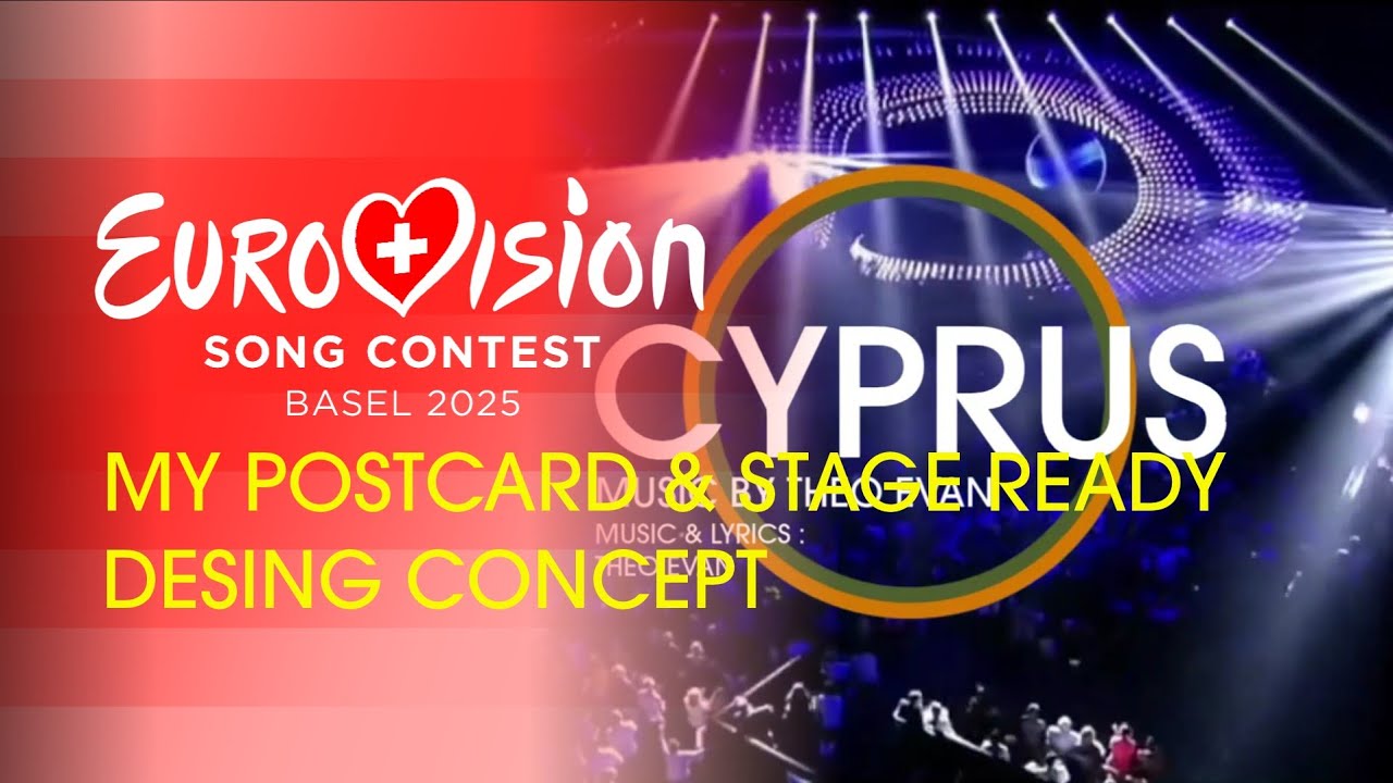 EUROVISION 2025 MY STAGE READY , TITLE DESING AND POSTCARD DESING ...