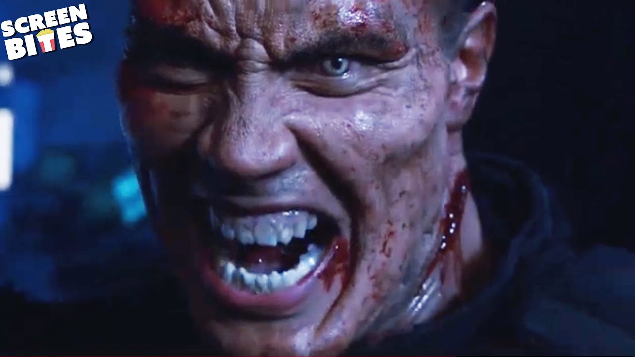 Reaper (Karl Urban) vs. Mutant Sarge (Dwayne Johnson) Final Fight ...