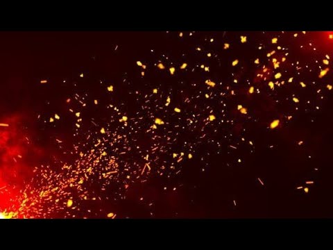 Cinematic particles Effect | Black Screen Overlay Effect | Fire ...