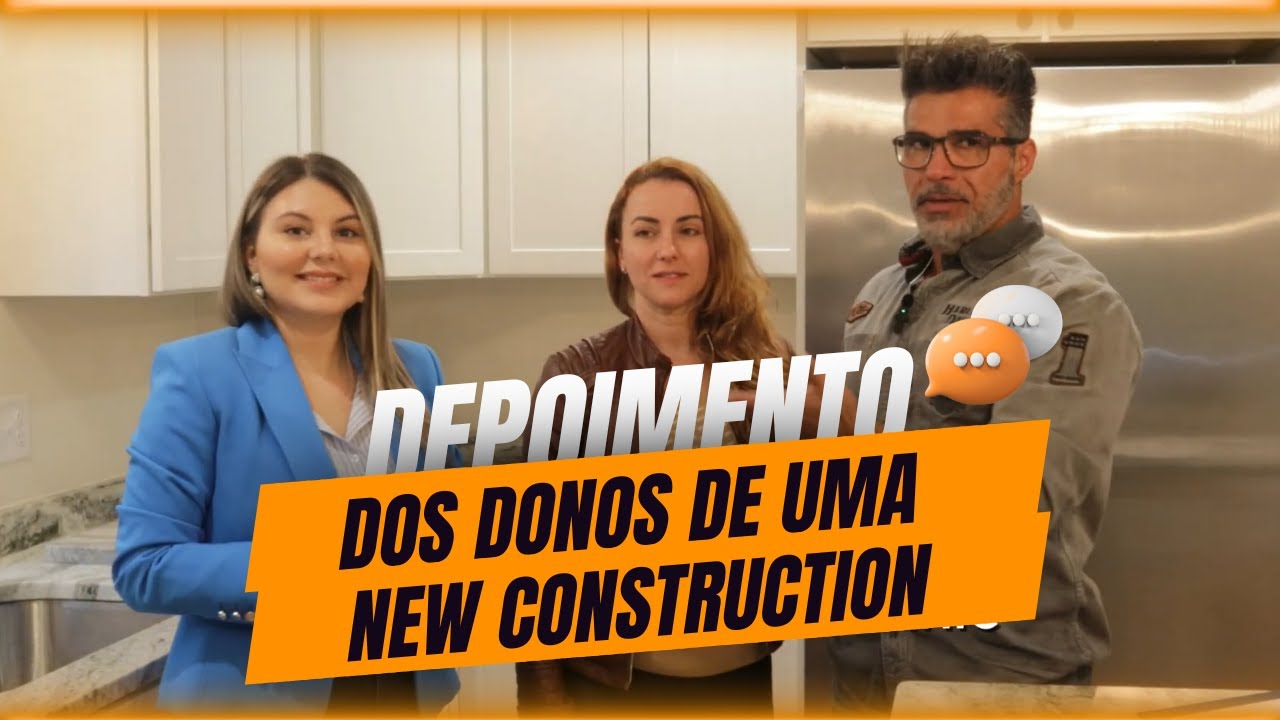 Esse casal comprou uma casa nova (New Construction) nos EUA que superou todas as expectativas ...
