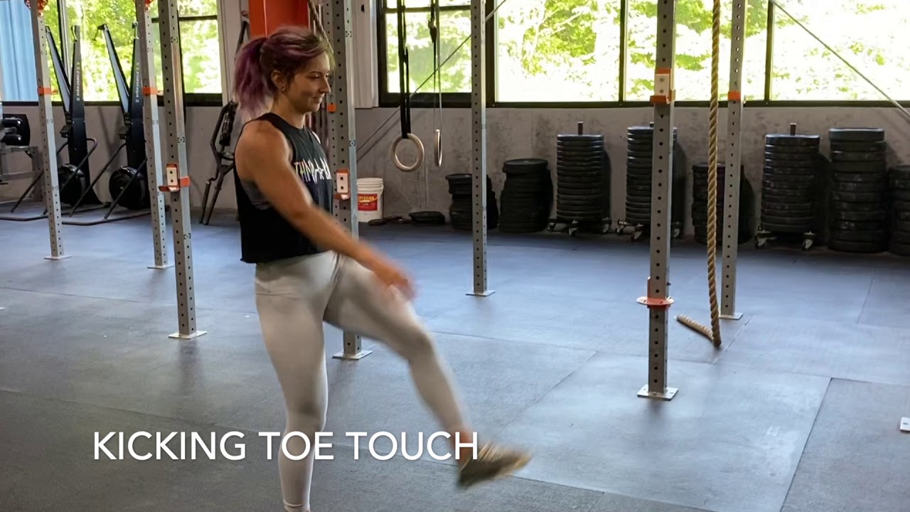 Kicking Toe-Touch - YouTube