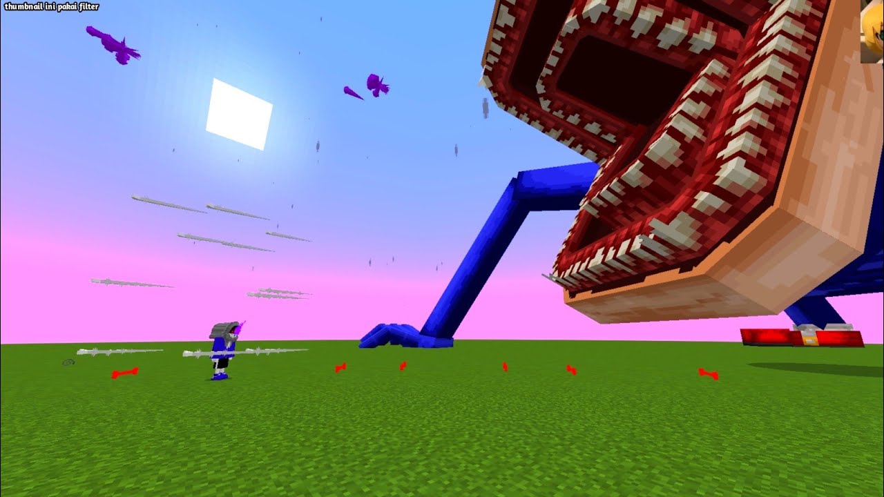 Shin Sonic tape vs Dusttale Murder Sans! In Minecraft! - YouTube