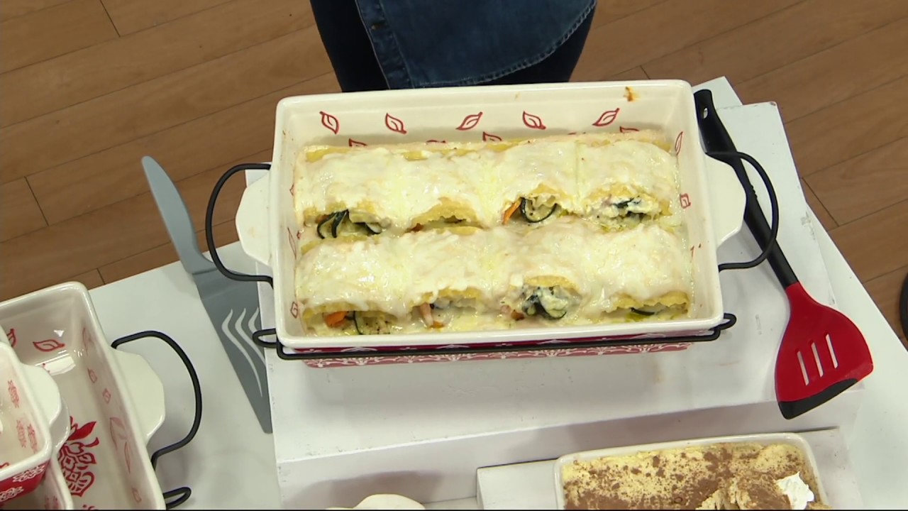 Cook's Essentials Madison 4 pc. Bakeware Set with Lids on QVC - YouTube