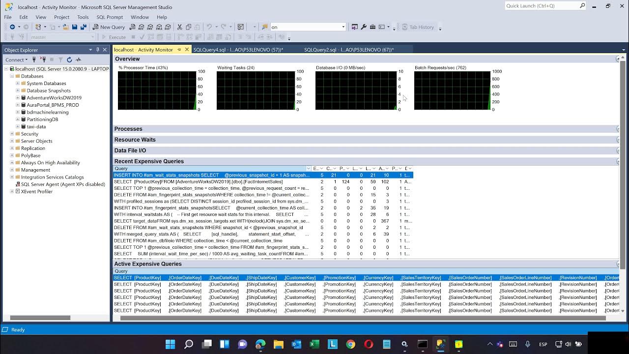 Identificar consultas que consumen mas recursos SQL Server - YouTube