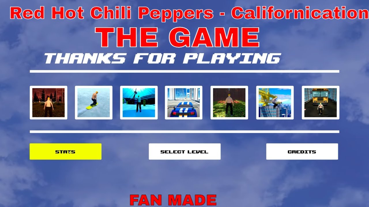 Californication | Fan-Made Adventure Game | The Red Hot Chili Peppers ...