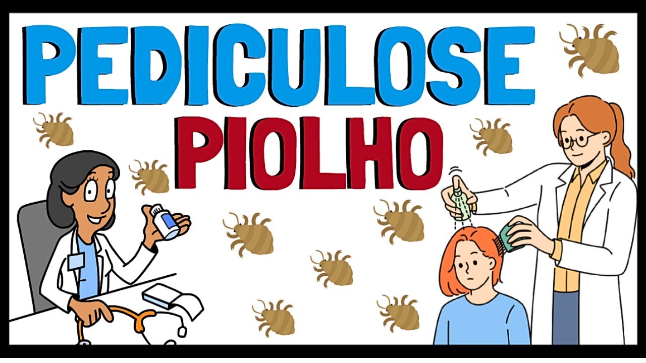 PEDICULOSE: Piolho de cabeça, corpo e pelos pubianos | PARASITOLOGIA ...
