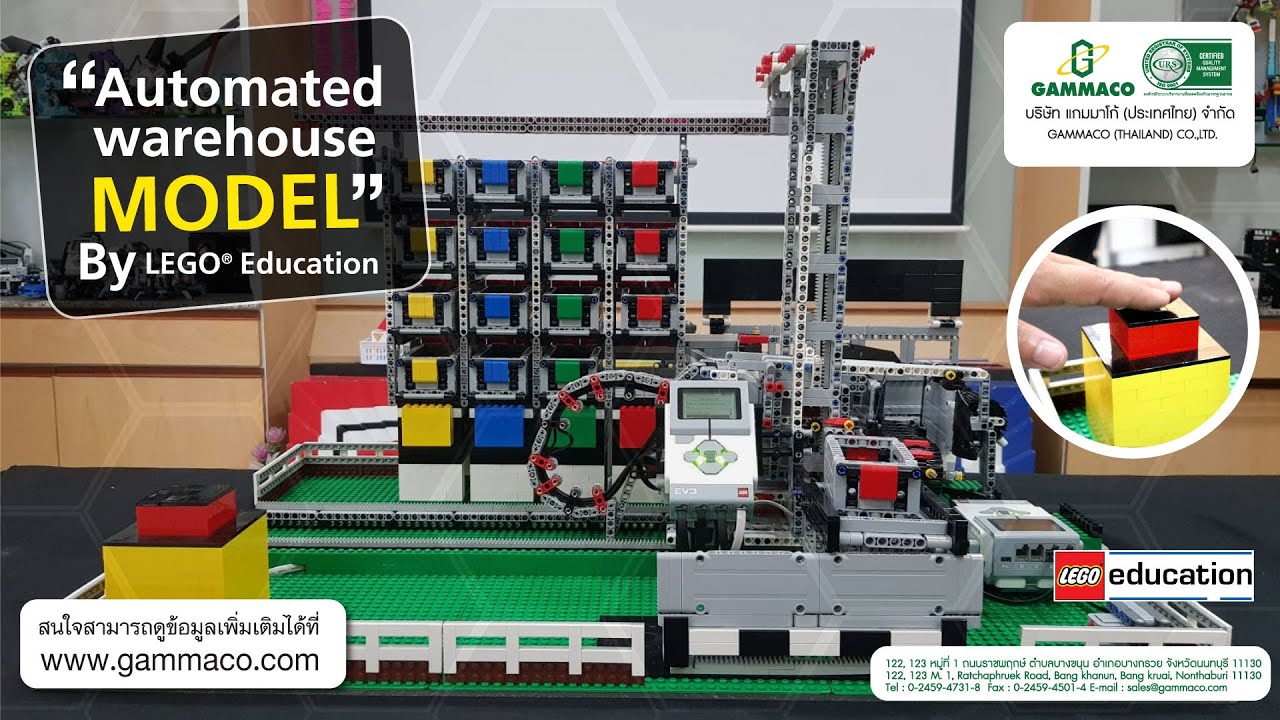 Automated warehouse MODEL by LEGO Education - YouTube