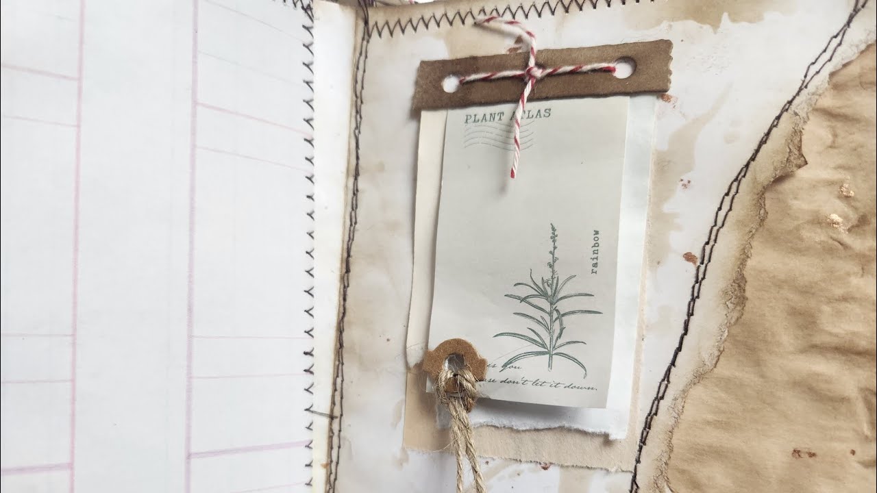 Gigantic Book Of Ideas. Decorated Scrap Booklet. - YouTube