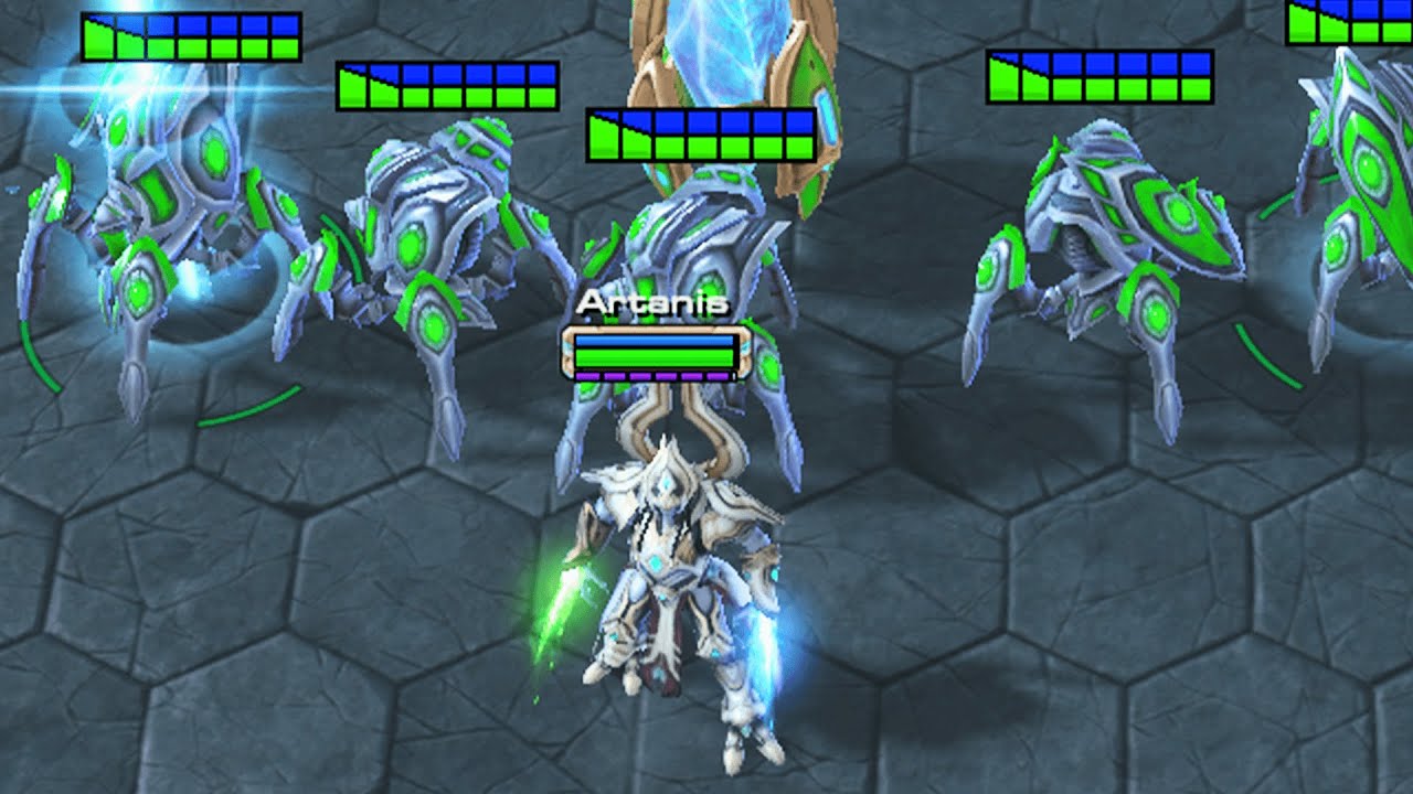 OP Map Control Artanis Strategy! Kerrigan Survival - YouTube