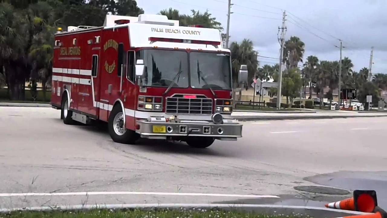 Palm Beach County Fire-Rescue Special Operations 19 Returning To The ...