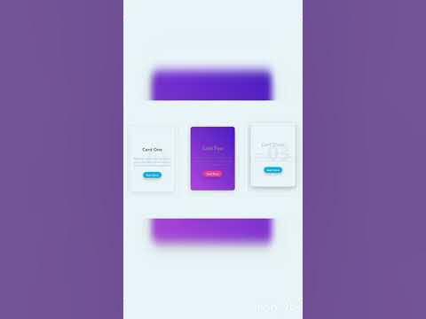 React js responsive web design | CSS light version card using HTML ...