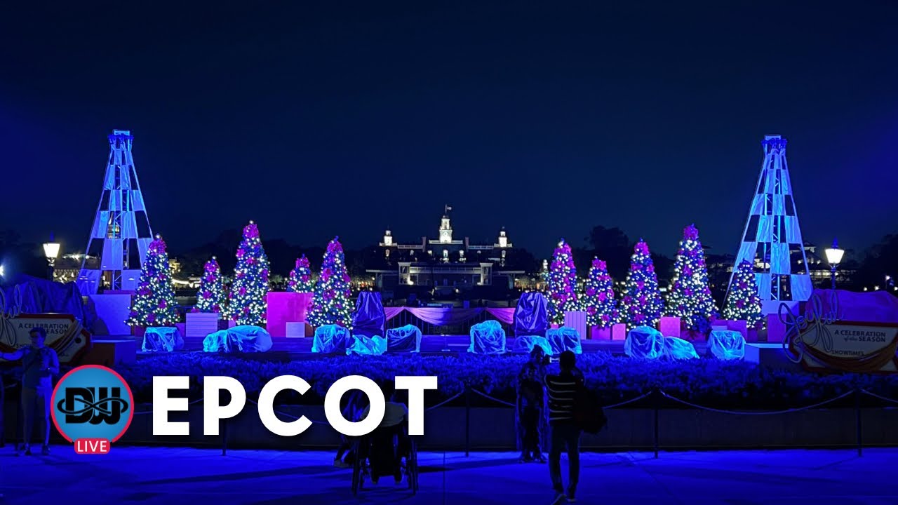 [LIVE 🔴] Christmas Night at EPCOT 12-25-2023 - YouTube