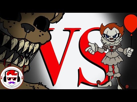 IT Movie VS Five Nights At Freddy's - Rockit Gaming Rap Battle | Pennywise VS Freddy