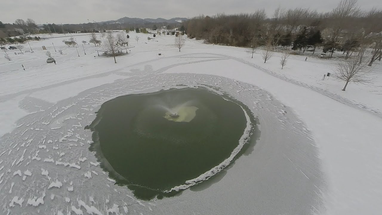 Middle TN Ice Storm 2015 Sky View dji phantom - YouTube