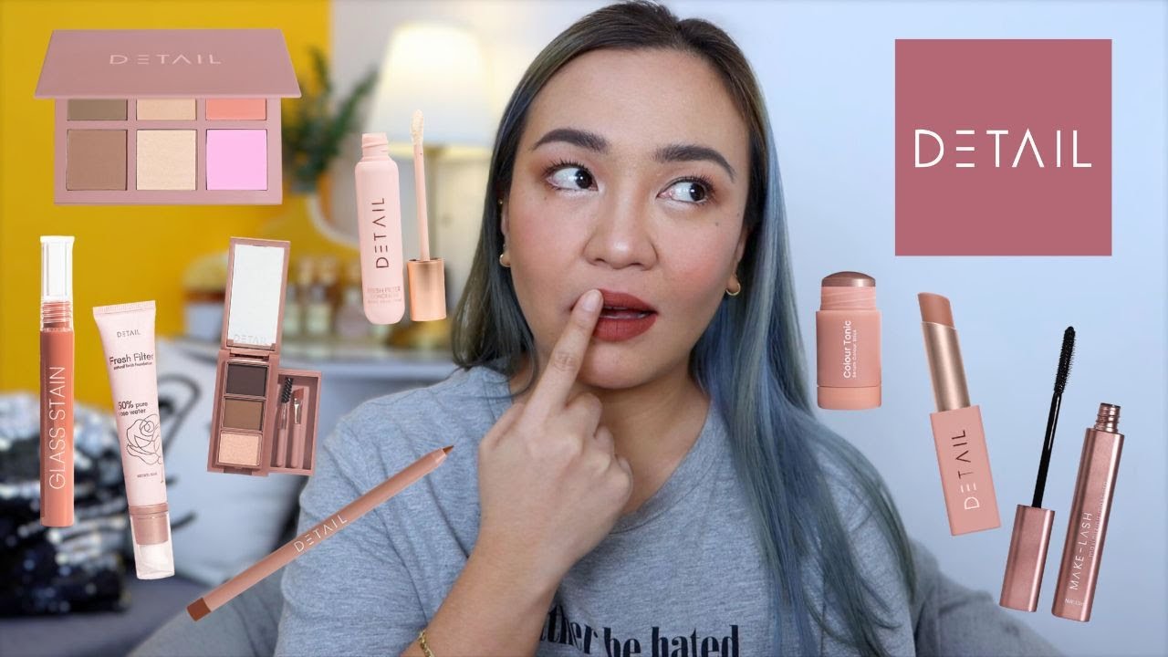 FULL FACE DETAIL COSMETICS!! WEAR TEST ON OILY/TEXTURED SKIN! - YouTube