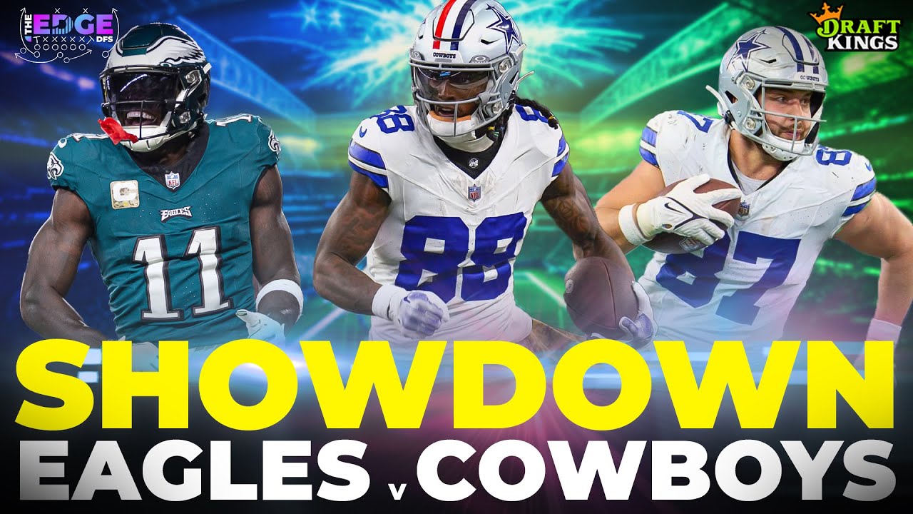 EAGLES vs COWBOYS | Sunday Night Showdown Picks and Lineup Builds | 12. ...
