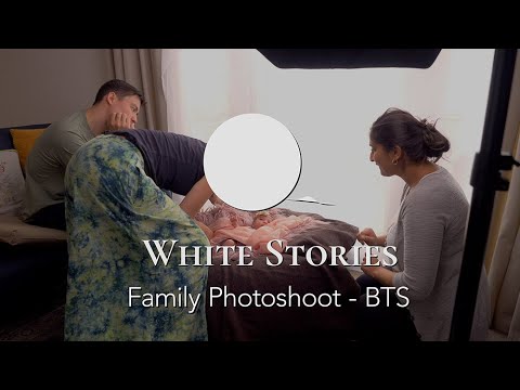 White Stories, backstage of a Family Photo shoot - YouTube
