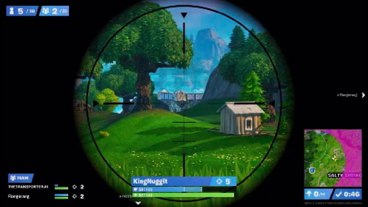 Sniping A Clueless Player In OG Fortnite! - YouTube