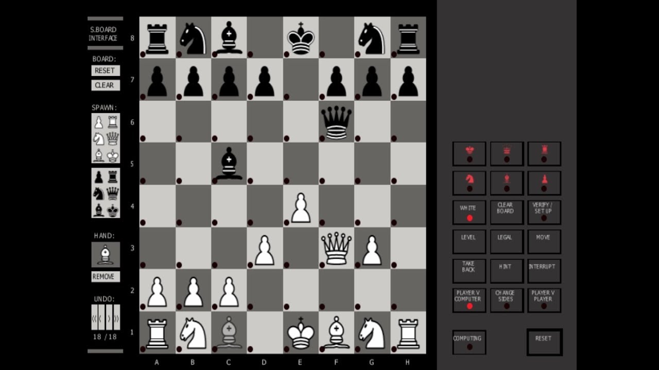 Sensor Chess (1981) SciSys - YouTube