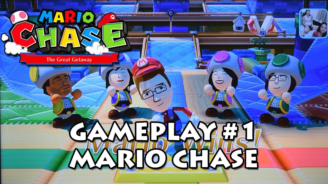 Nintendo Land Gameplay #1 - Mario Chase - 5 jogadores! - YouTube