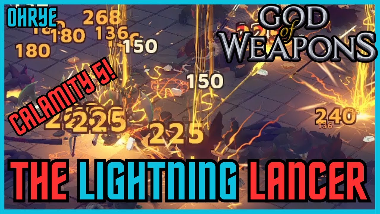 The Lightning Lancer is OP!! Calamity 5! God of Weapons! - YouTube