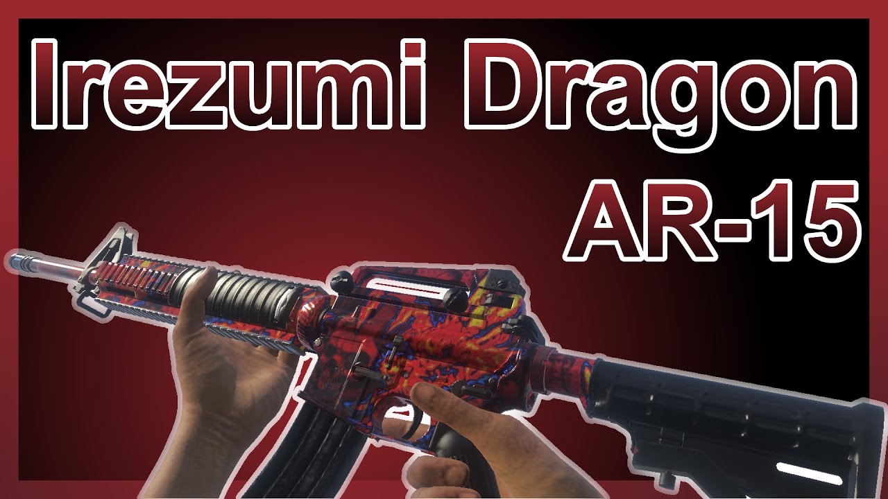 Irezumi Dragon AR-15 Skin Showcase - H1Z1 - YouTube