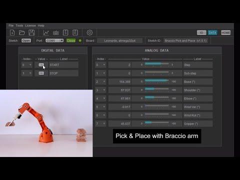 User interface for Arduino projects (GUI for Arduino, Tinkerkit ...