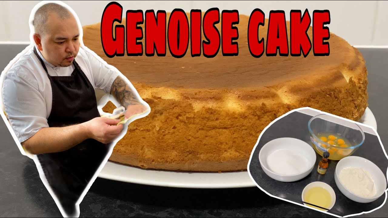 Genoise Cake easy recipe #genoisecake #spongecake - YouTube