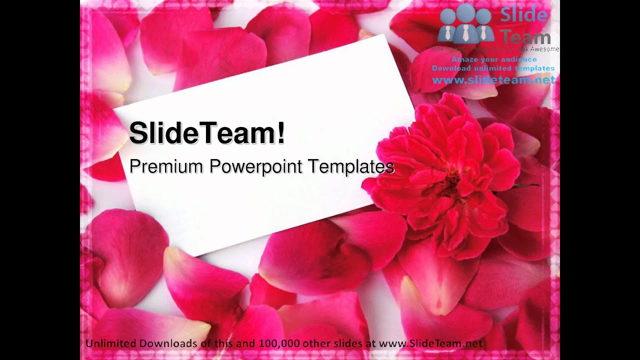 Rose Petals Beauty PowerPoint Templates Themes And Backgrounds ppt ...