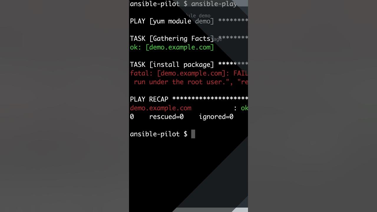 Shorts Ansible Troubleshooting Privilege Escalation Errors Youtube