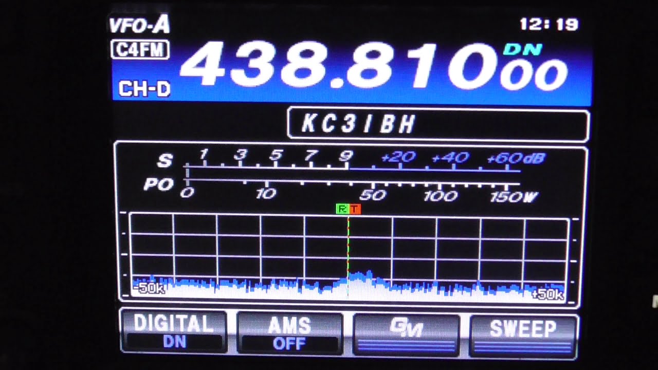 430MHzを聴いていたらC4FMのノードが見つかりました - YouTube