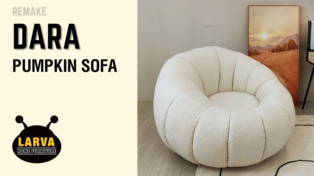 Dara Pumpkin Sofa | Larva Home Furniture - YouTube