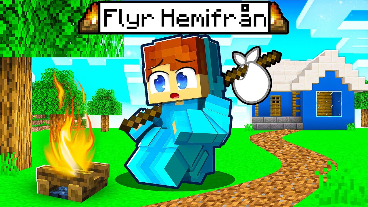Perik FLYR HEMIFRÅN i Minecraft! - YouTube