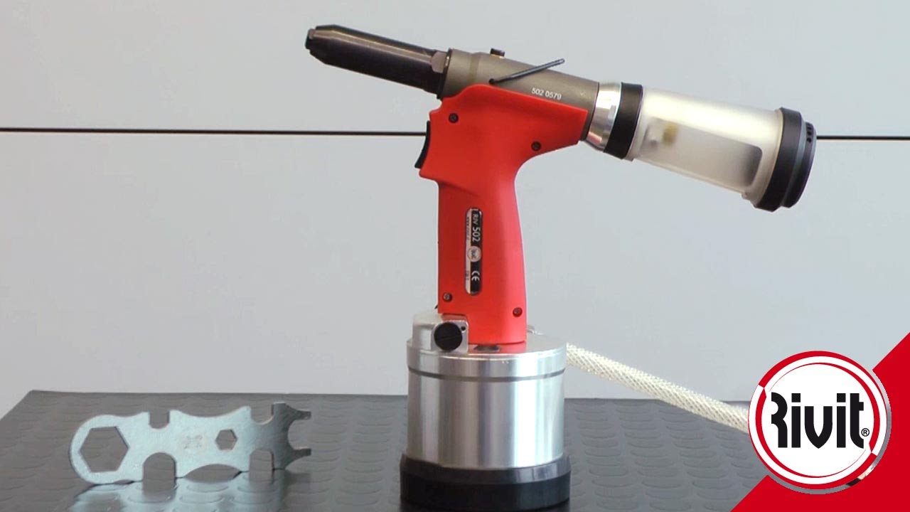 RIV502 | Rivettatrice per rivetti a strappo fino a ø 4,0 | Rivit - YouTube
