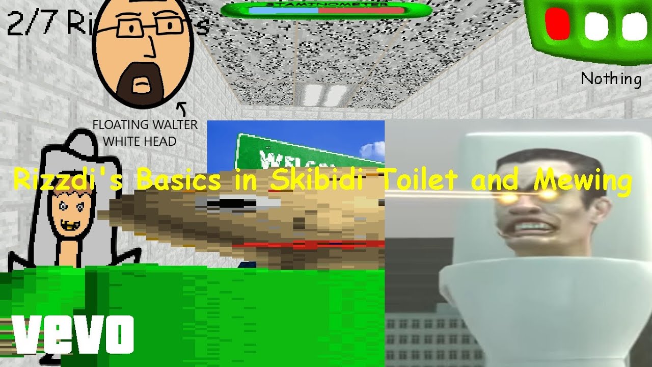 Rizzdi's Basics in Skibidi Toilet and Mewing - Baldi's Basics v1 ...