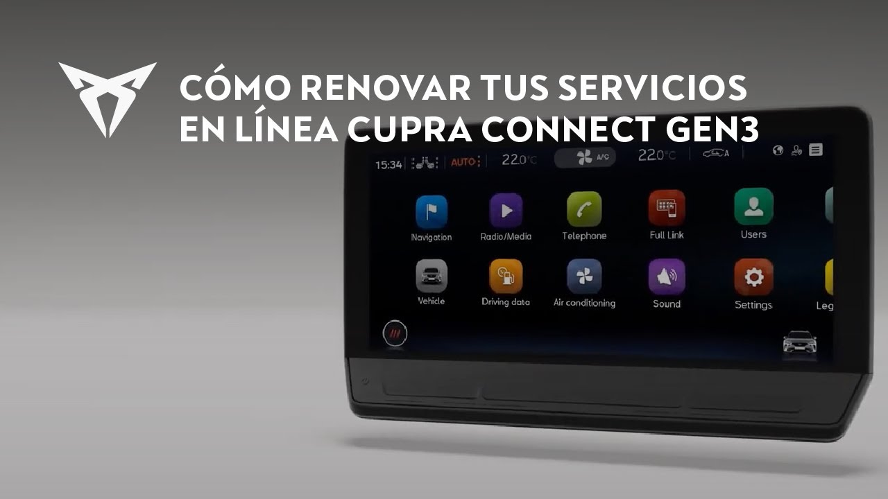 Cómo renovar tus servicios en línea CUPRA CONNECT GEN3 | CUPRA - YouTube