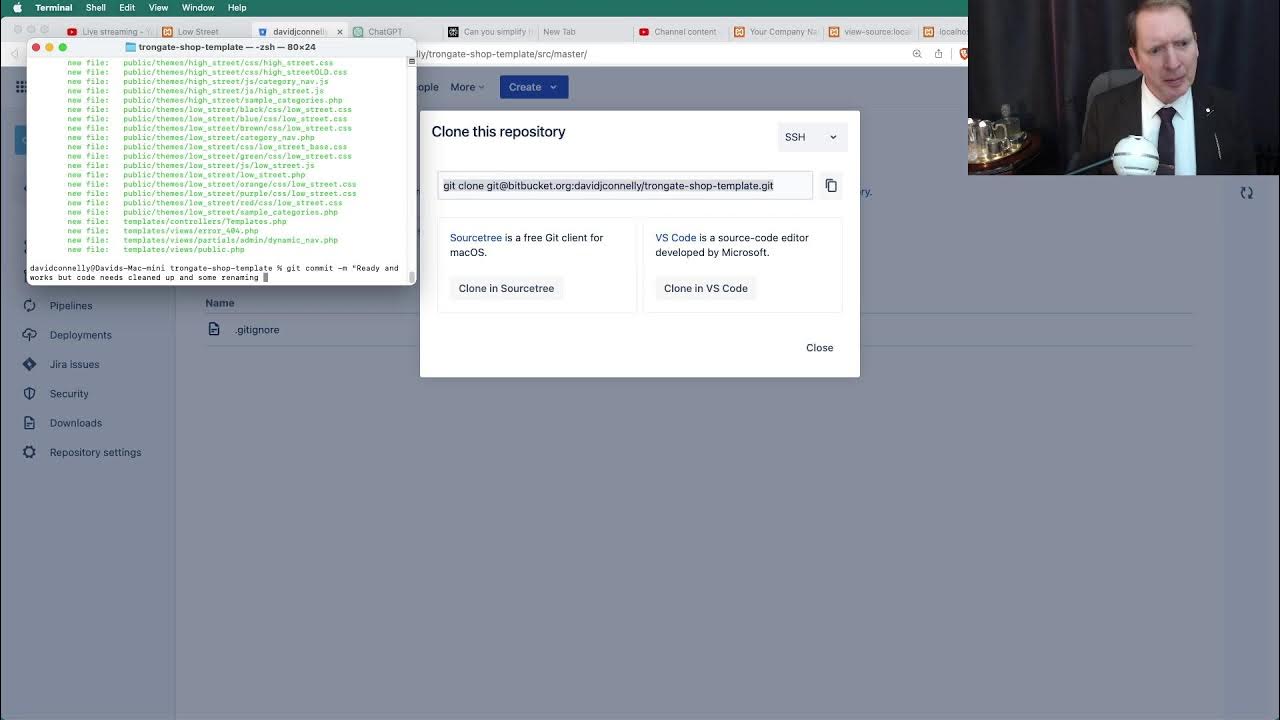 Live coding ahoy - building a shop template - YouTube