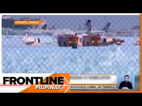 18 sugatan sa bumagsak at bumaligtad na eroplano sa Toronto, Canada ...