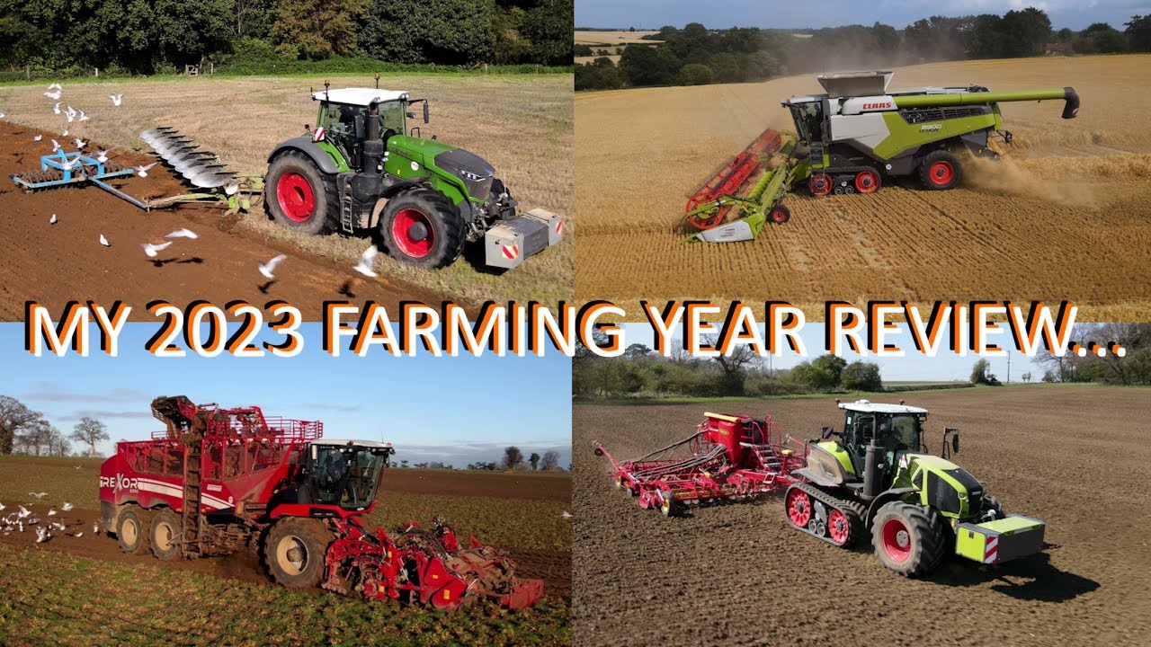 4Kᵁᴴᴰ 2023: MY FARMING YEAR REVIEW. Fendt, Claas, John Deere, Massey ...